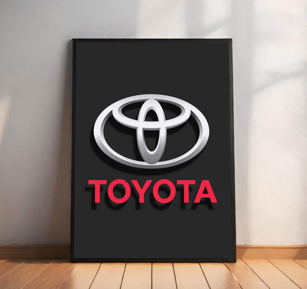 Toyota Symbol | Car Poster Wall Art – Elegant Decor